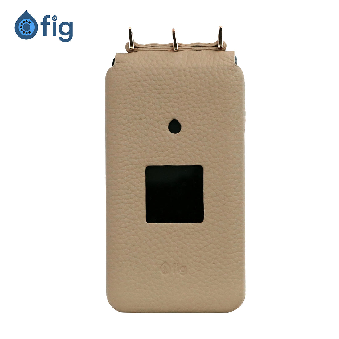 Fig Flip II Genuine Leather Crossbody Case (with strap) - Beige – FIG ...